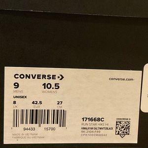 Converse | Shoes | Brand New Converse Run Star Hi Platform Sneakers ...